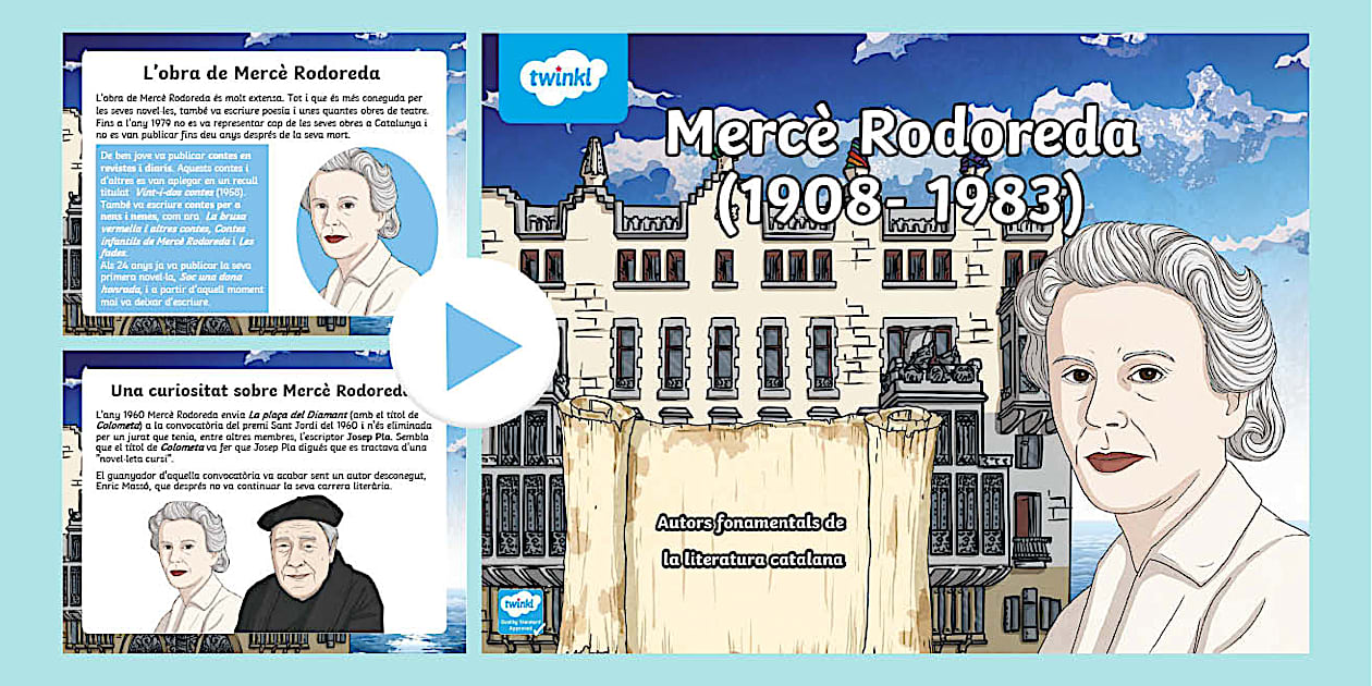 Presentació: Mercè Rodoreda - Autors fonamentals de la literatura ...