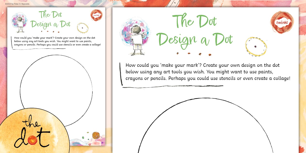 FREE! - 'The Dot' Art Activity | Make Your Mark | Walker Books