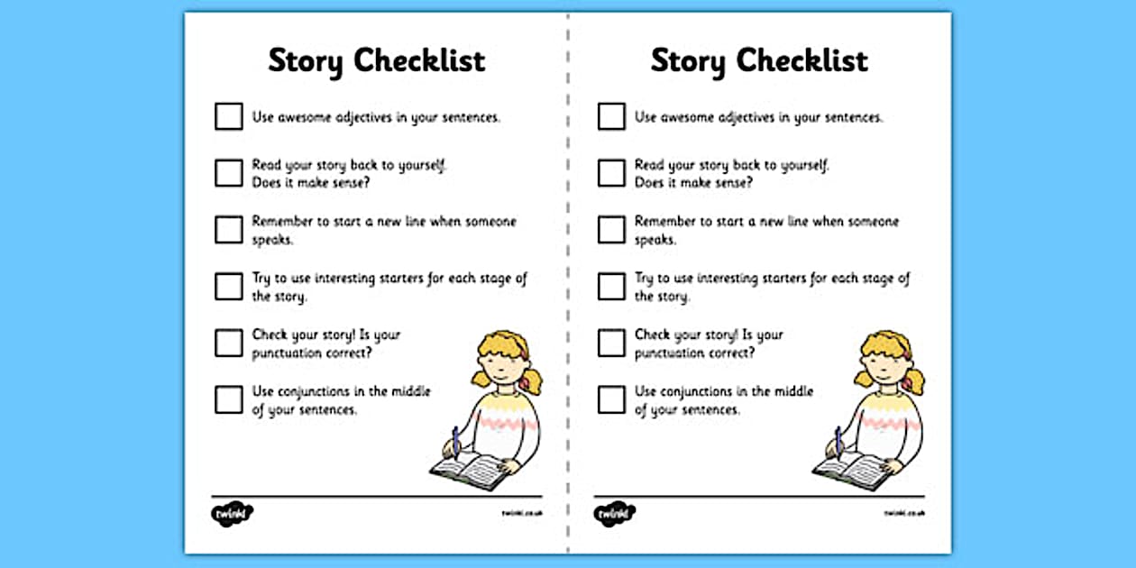 Story Mountain Guide Writing Prompts Checklist - writing guides
