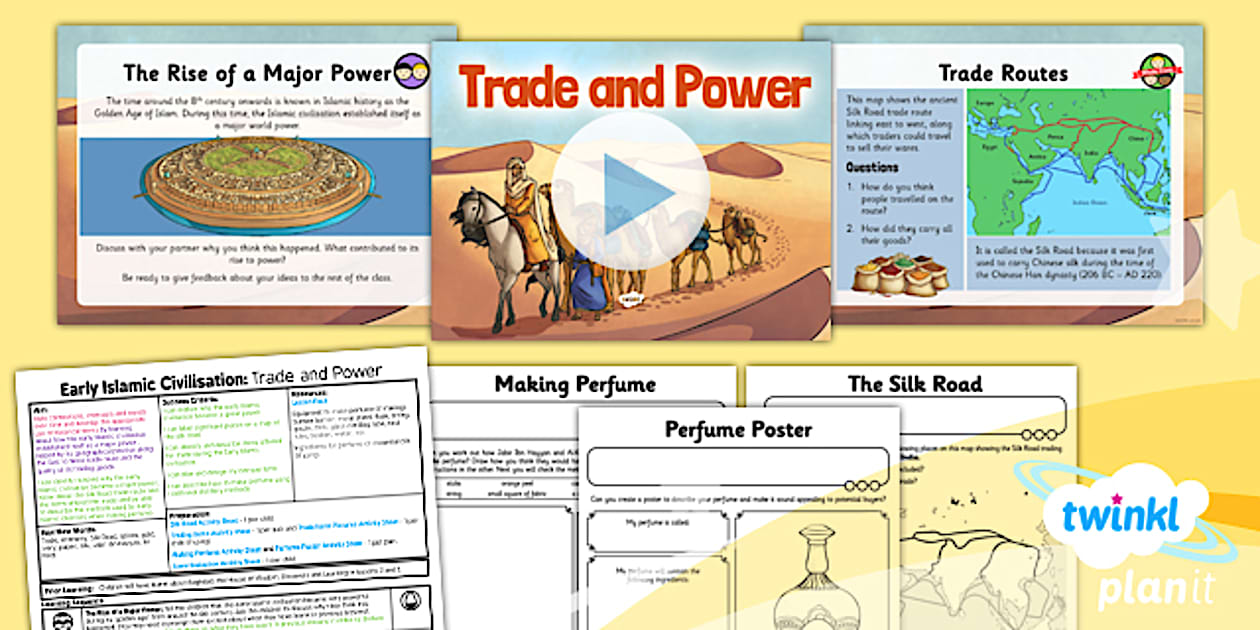 History: Early Islamic Civilisation: Trade and Power UKS2 Lesson Pack 6