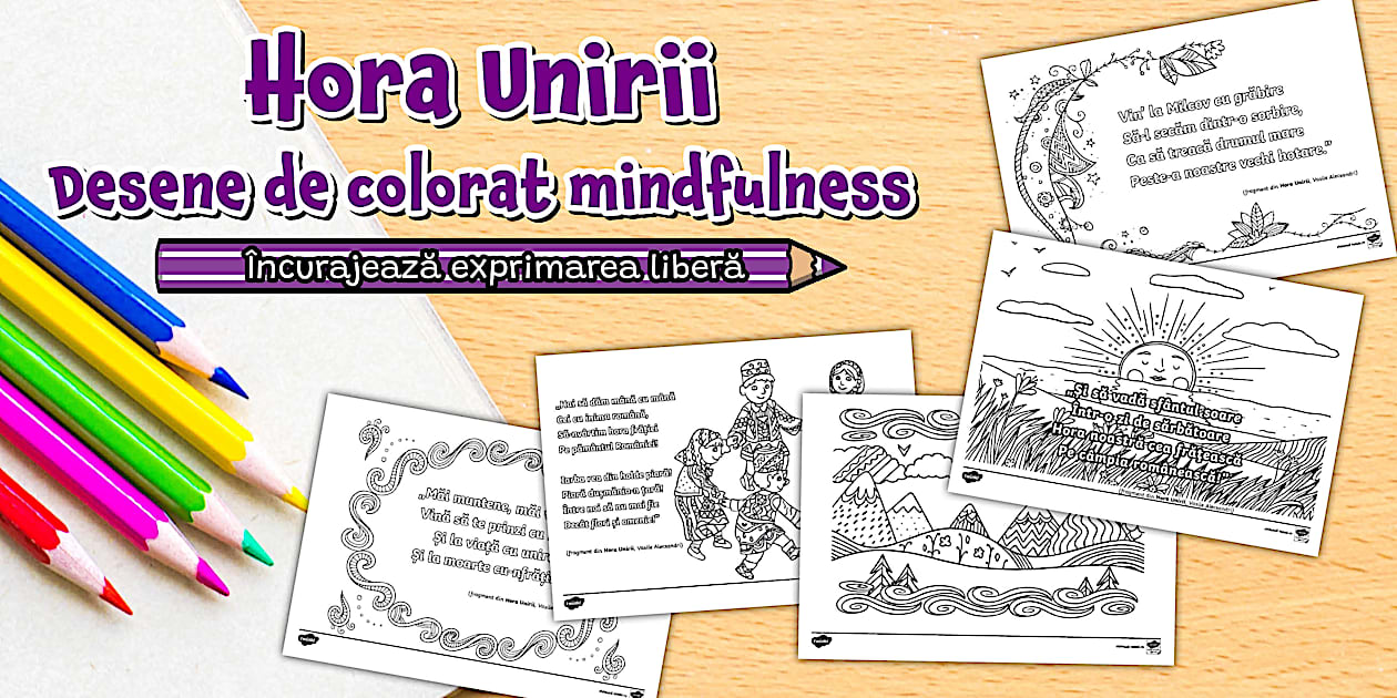 Hora Unirii – desen | Unirea Principatelor | Twinkl România