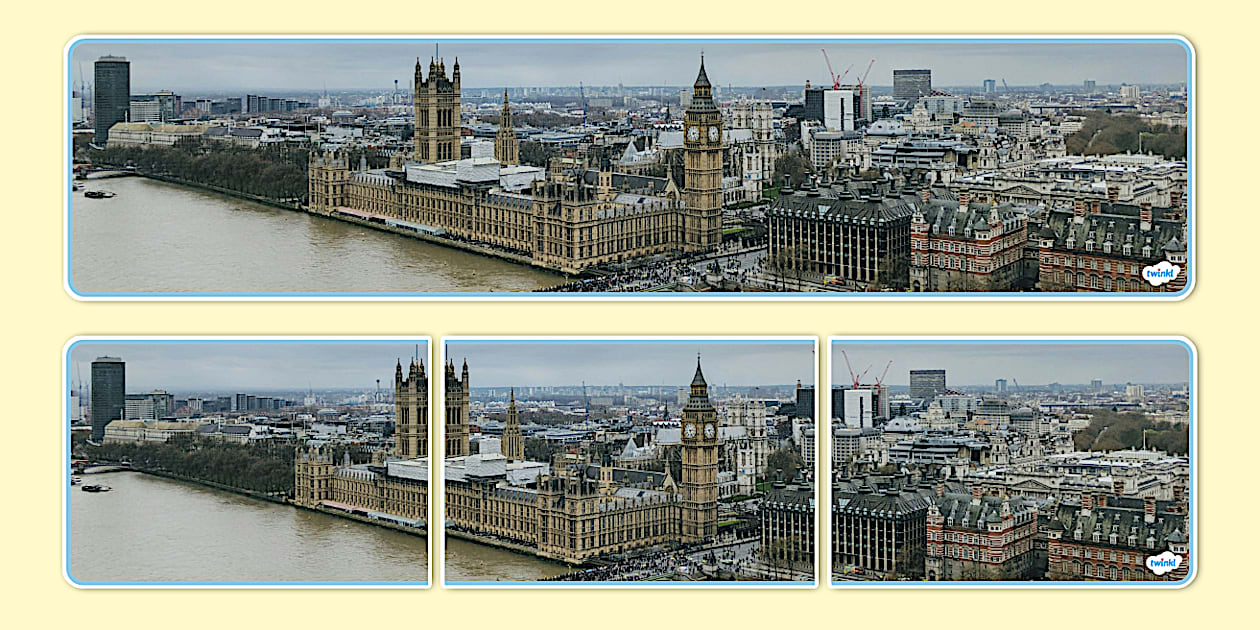 London Photo Small World Background (teacher made) - Twinkl