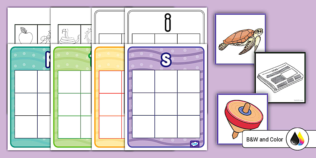 SATPIN Sorting Worksheet for K-1st Grade (teacher made)