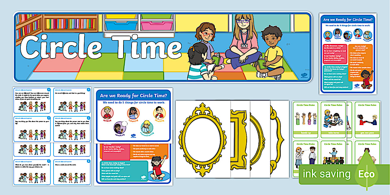 Circle Time Board Display Pack - Twinkl - KS1 (teacher made)