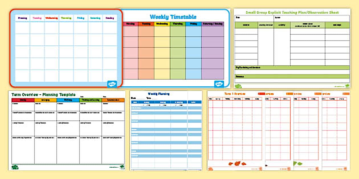 Kindergarten Teacher Planner丨Australian Curriculum Resources