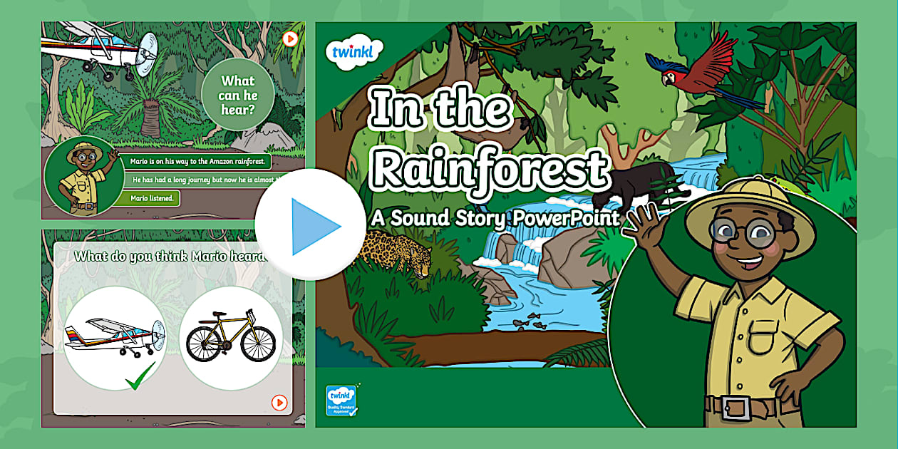Rainforest Sound Story PowerPoint | Twinkl (teacher made)
