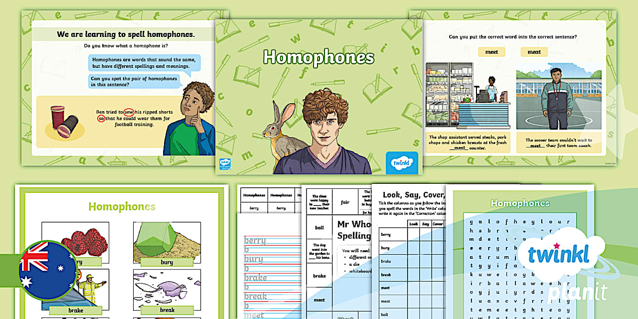 Year 3 Spelling: Homophones and Near Homophones Lesson 2