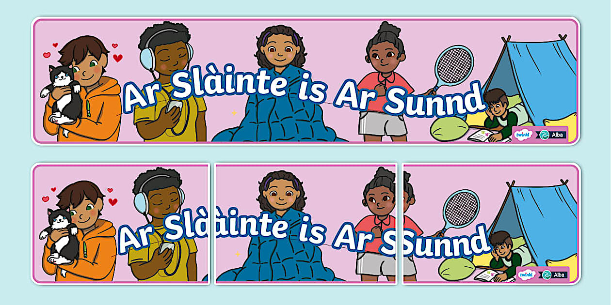 Ar Slàinte is Ar Sunnd - Bratach-fada (teacher made)