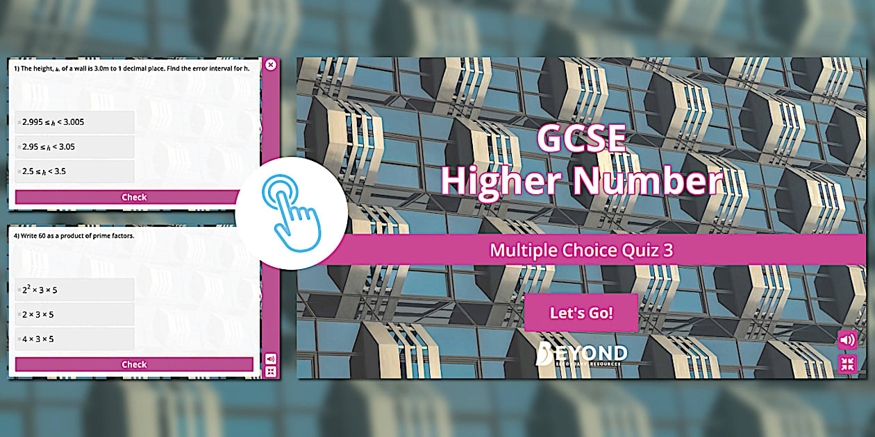 Higher Multiple Choice Questions: Number Set 3 | KS4 Maths