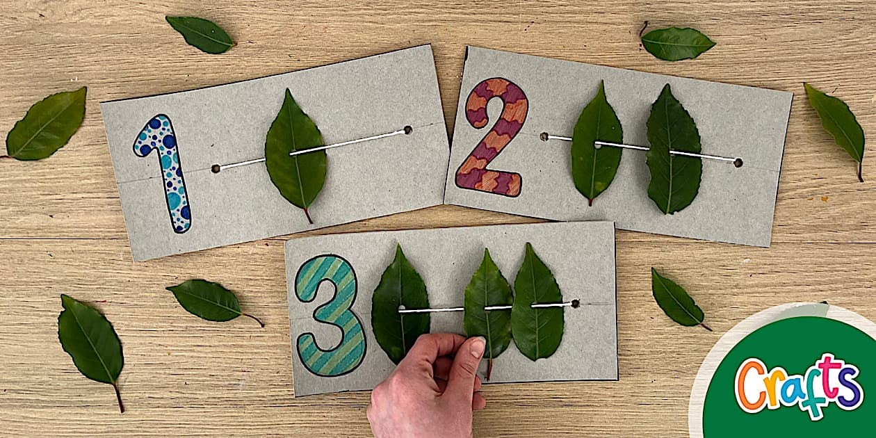 Leaf Counting Game (teacher made) - Twinkl