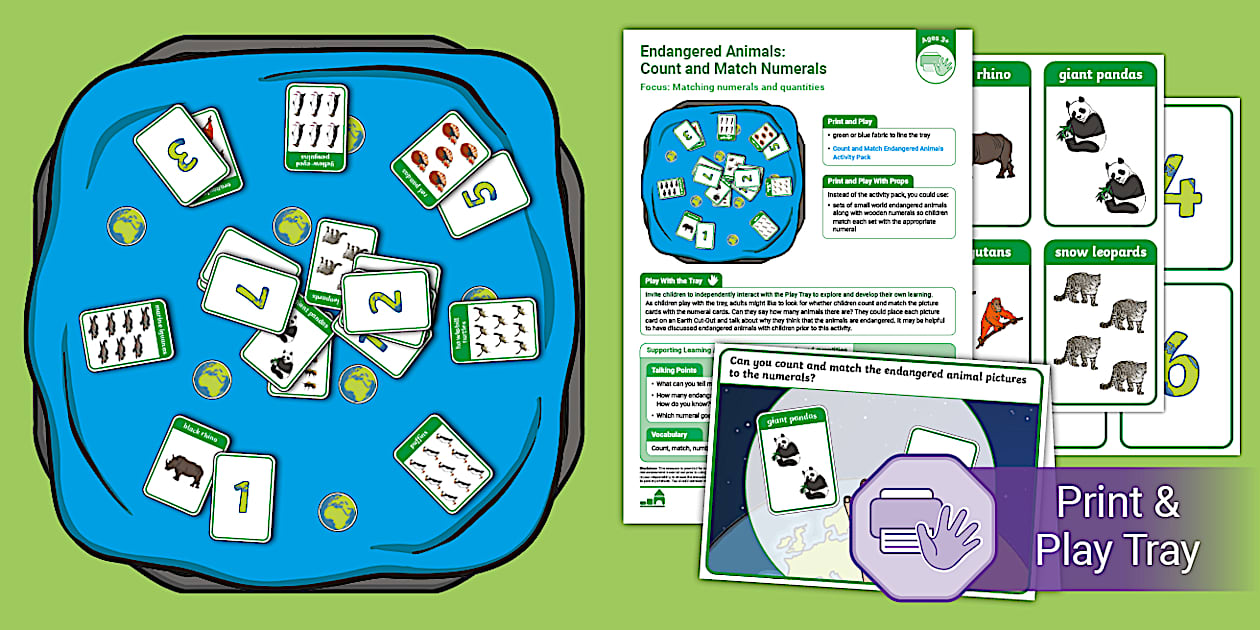 Earth Play Tray | Earth Day Play Tray Ideas | Twinkl | EYFS