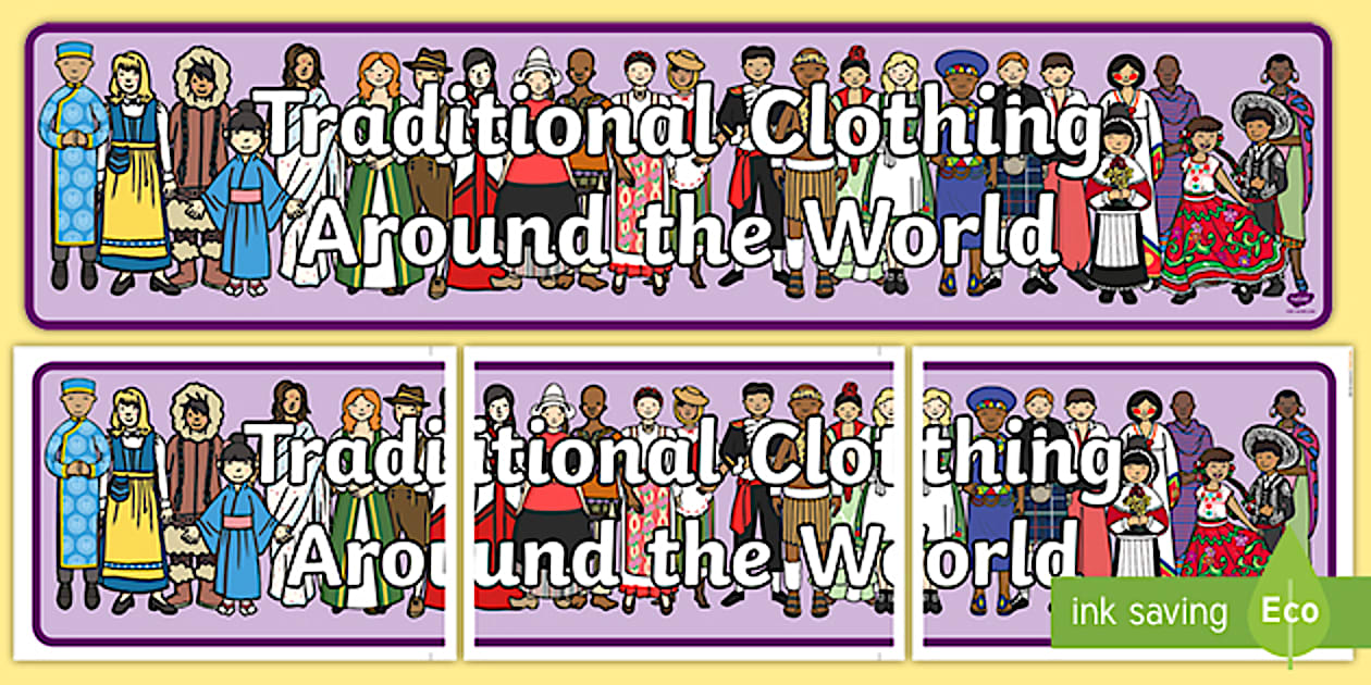 Clothing Around the World Display Banner - Clothing Around the World ...