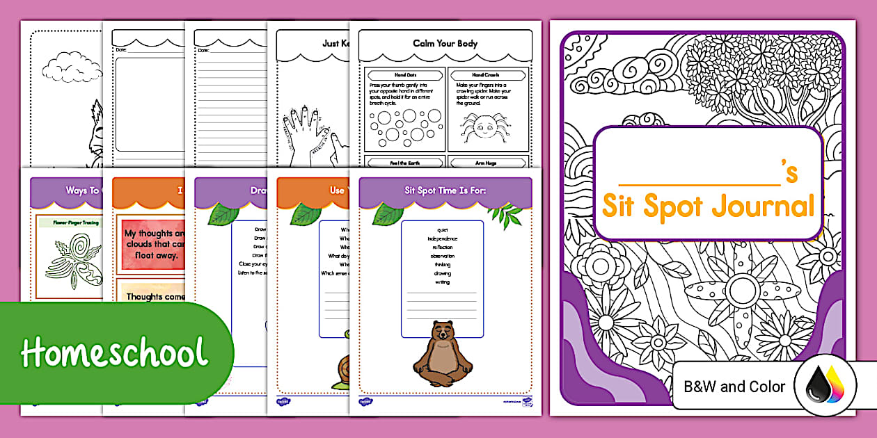 Sit Spot Journal for Outdoor Learning (teacher made)