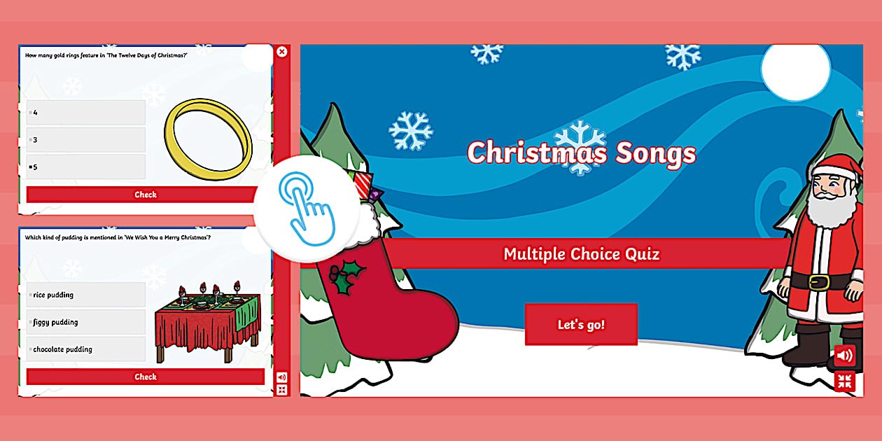 Interactive Christmas Songs Quiz - Twinkl - KS1 - Twinkl