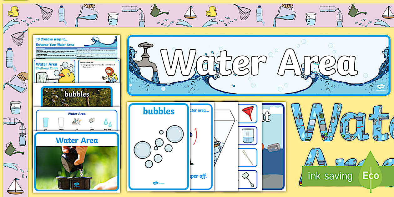 👉 Outdoor Water Play EYFS - Early Years Water Play Pack