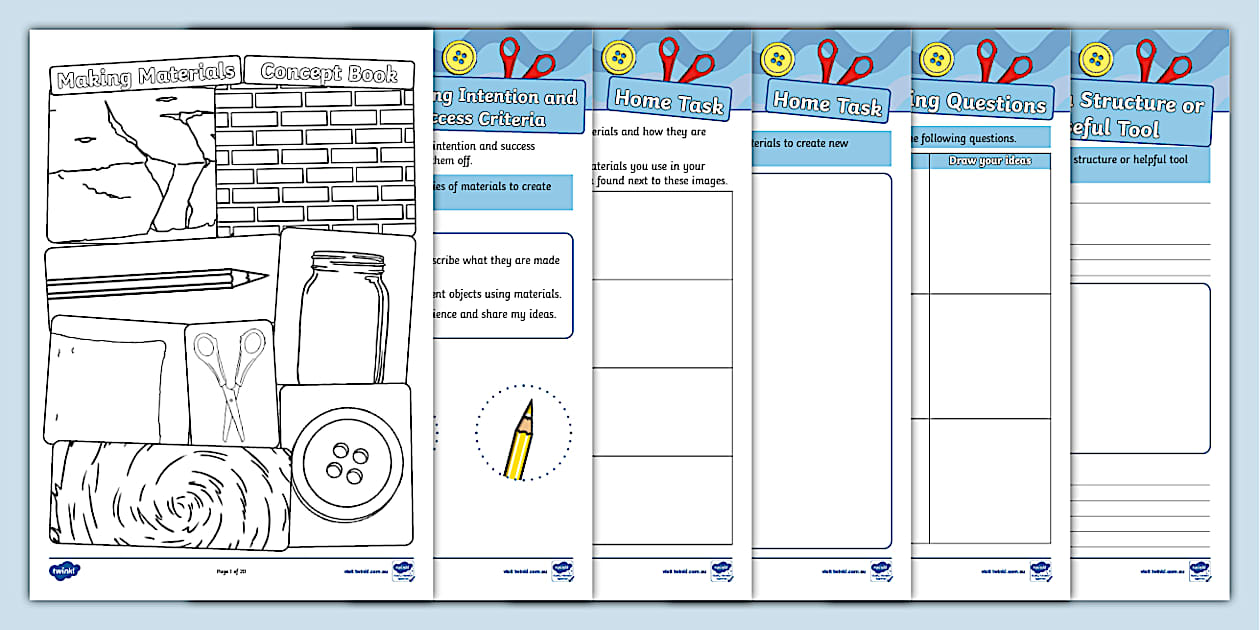 Making Materials Concept Book