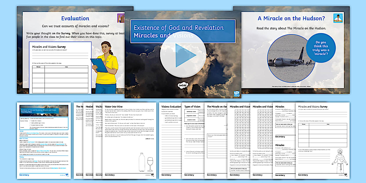 Existence of God and Revelation Lesson 2: Miracles and Visions