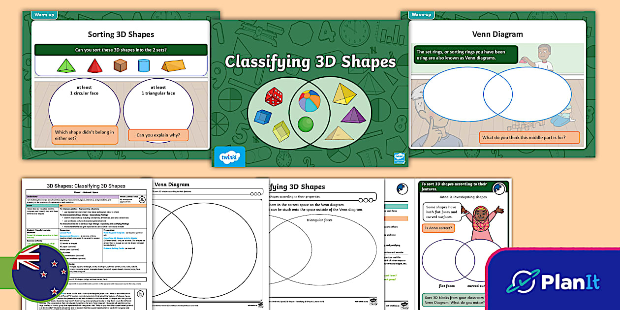 Phase 1 Space: 3D Shapes (Classifying 3D Shapes) Lesson 8