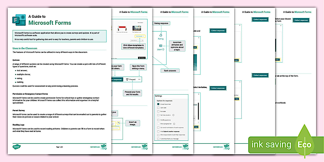 A Guide to Microsoft Forms - Twinkl - Adult - Twinkl