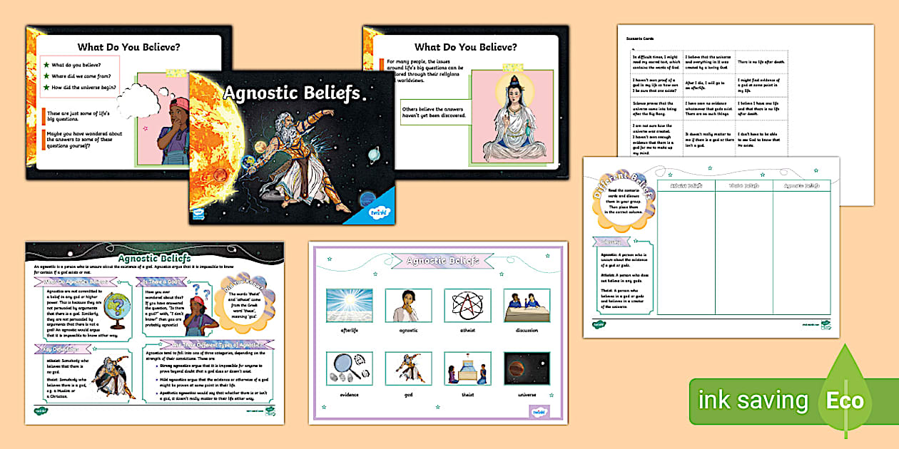 KS2 Agnostic Beliefs Teaching Pack (teacher made) - Twinkl