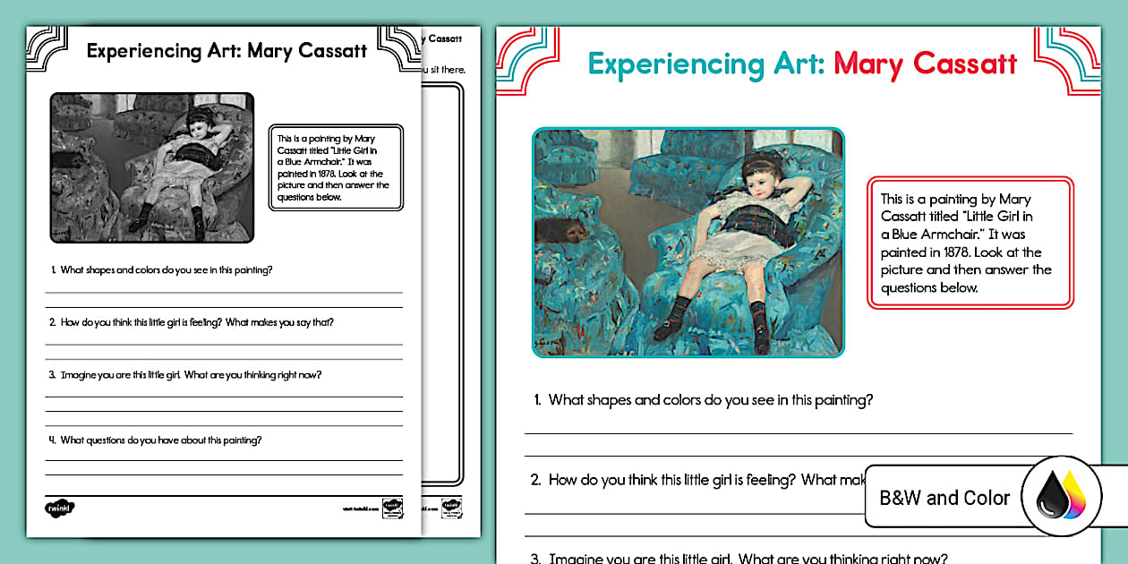 Experiencing Art: Mary Cassatt for K-2nd Grade - Twinkl