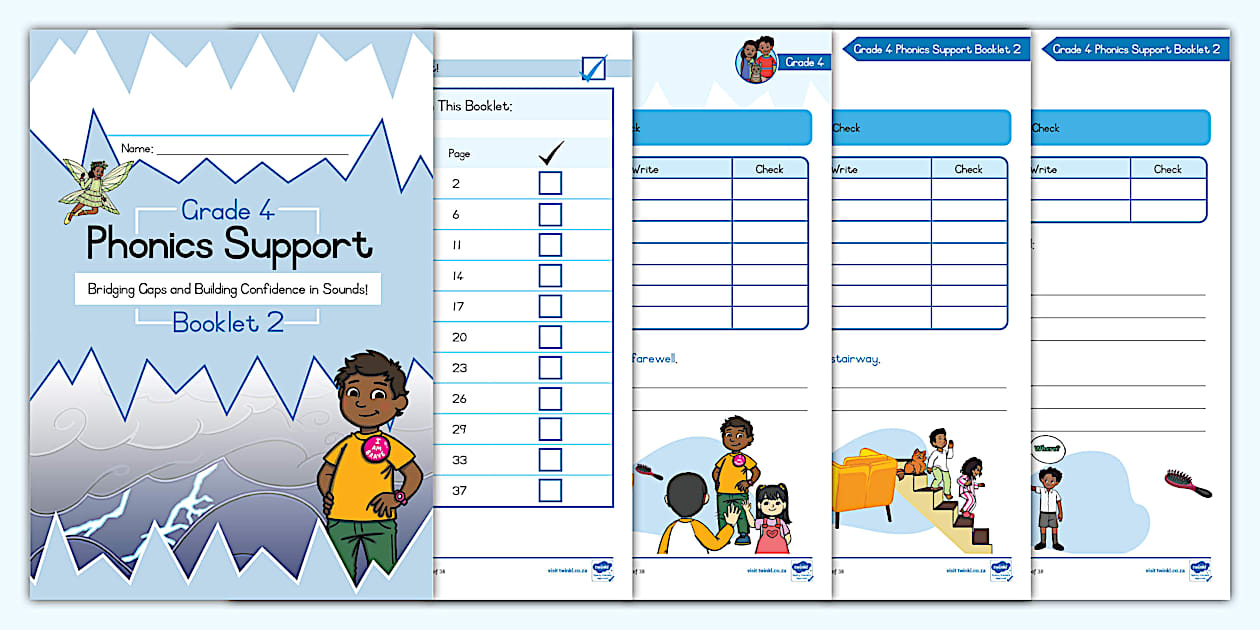 Grade 4 Phonics Support Booklet 2 (teacher made) - Twinkl