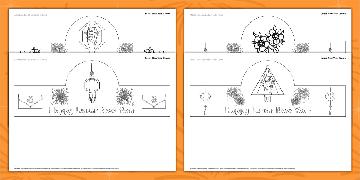 Lunar New Year Crowns | Twinkl (Teacher-Made) - Twinkl
