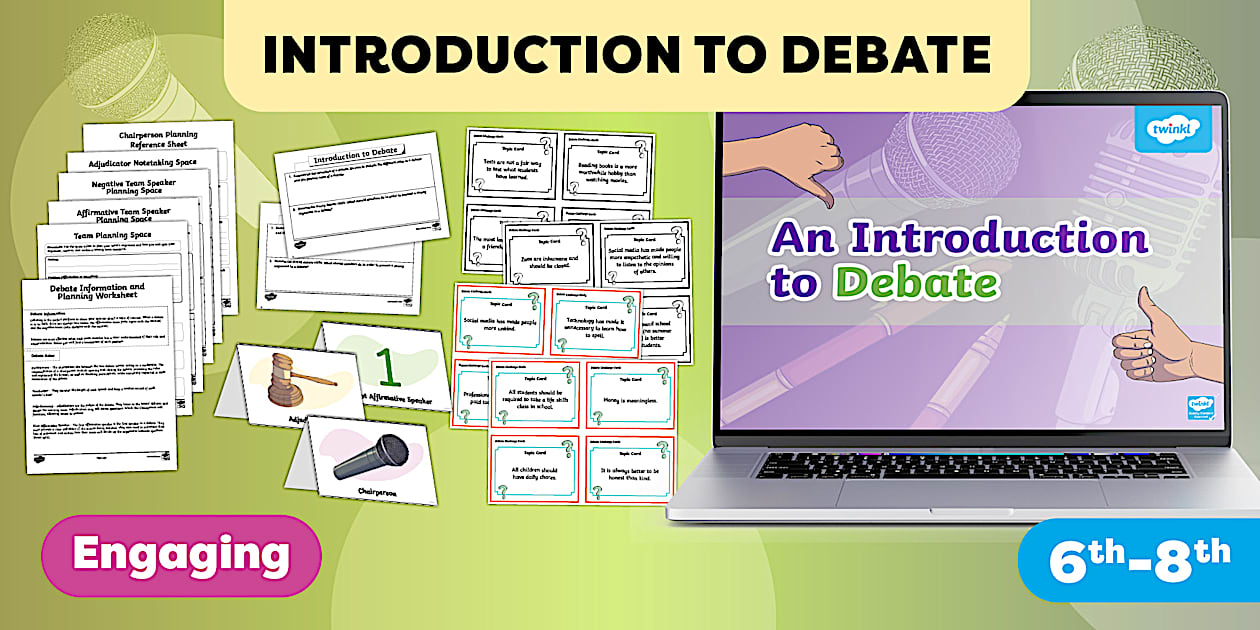 Introduction to Debate Lesson Pack | ELA | Twinkl USA