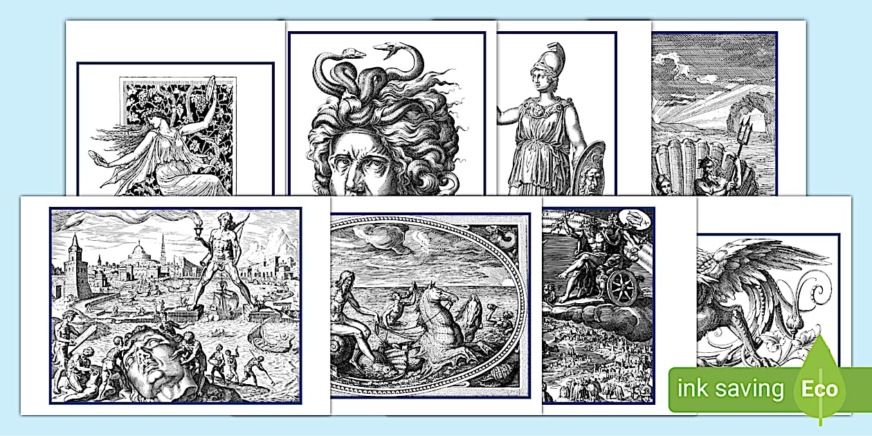 Greek Mythology Art Photo Pack - Ancient Greece - Twinkl