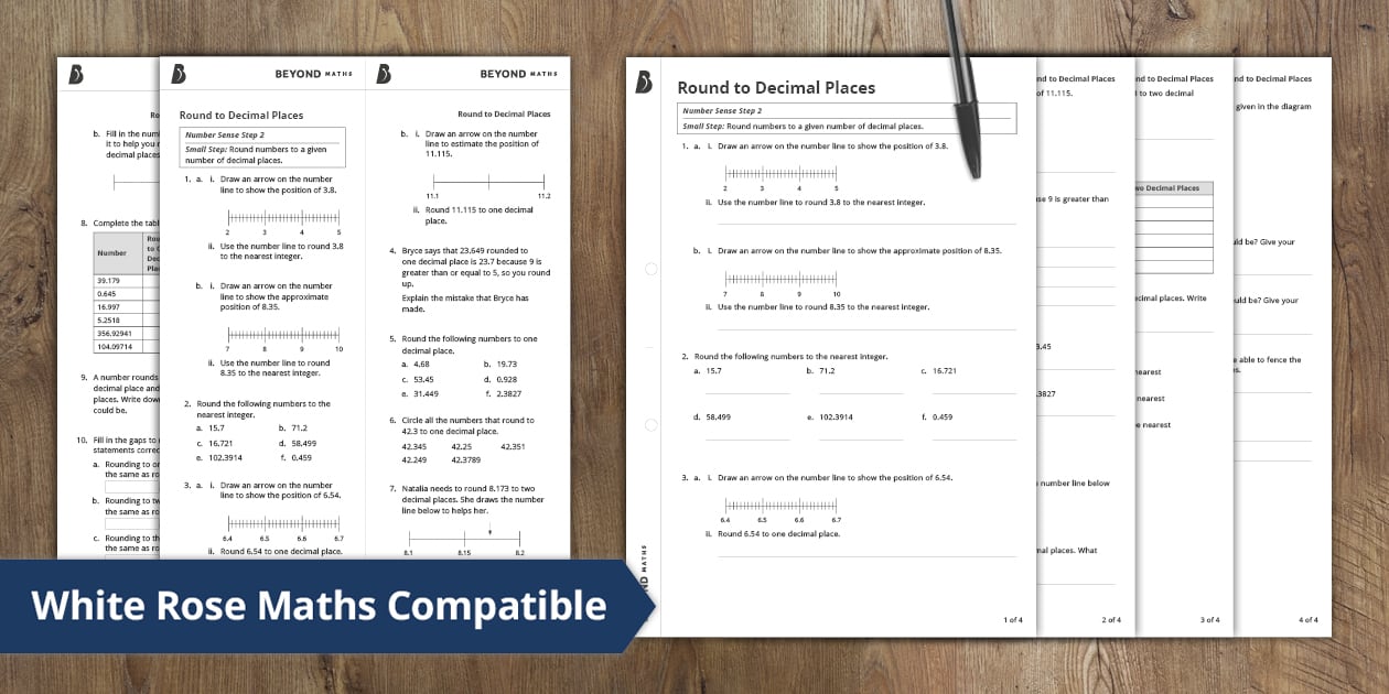👉 Round to Decimal Places (teacher made) - Twinkl