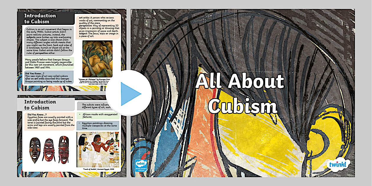 KS2 All About Cubism PowerPoint (teacher made) - Twinkl