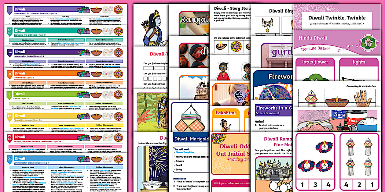 Diwali Planning and Continuous Provision Pack (Ages 2-4)