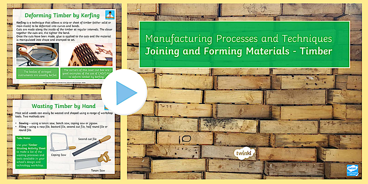 Joining and Forming Timber: Complete Guide Lesson Pack