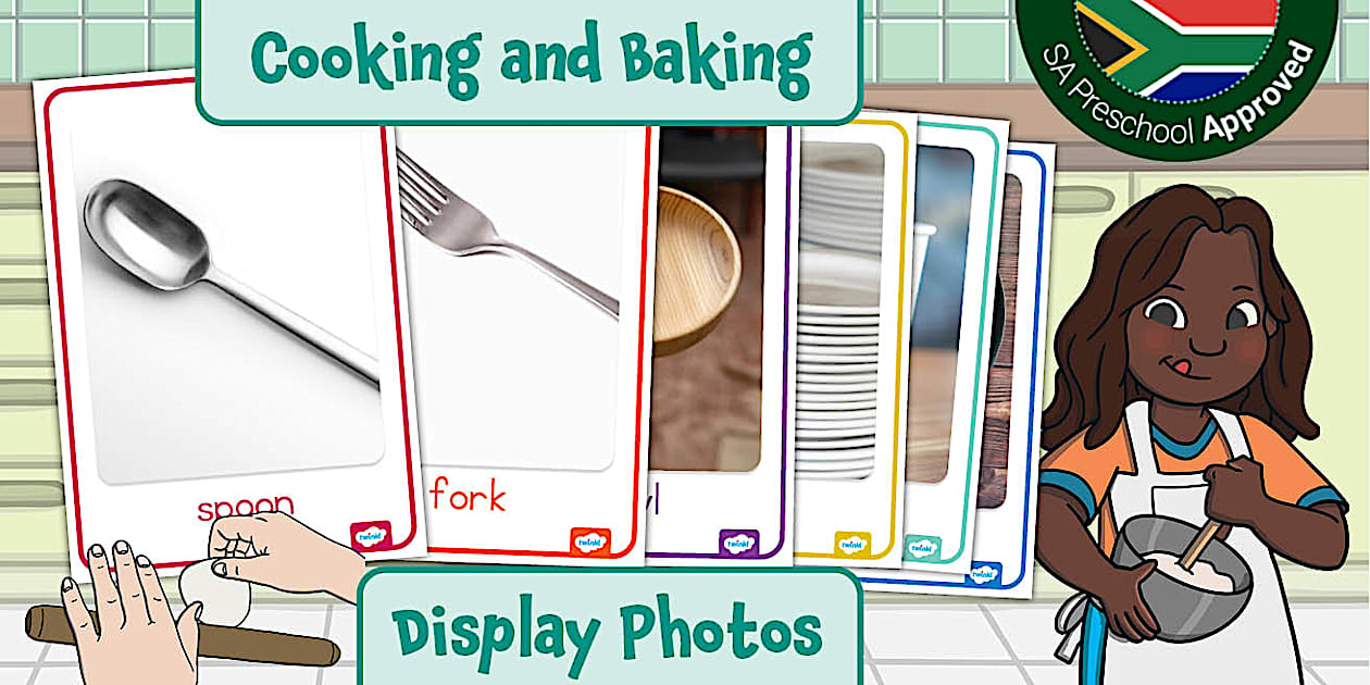 Preschool: Cooking and Baking-Display Photos (teacher made)