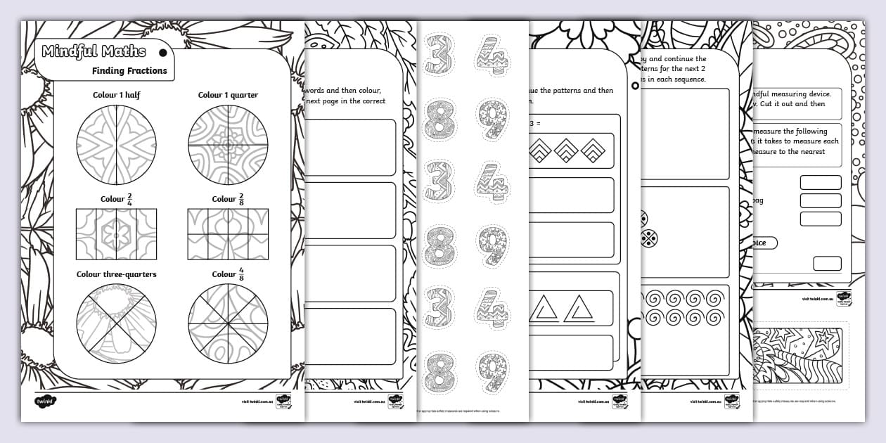 Mindful Maths Year 2 Activities (teacher made) - Twinkl