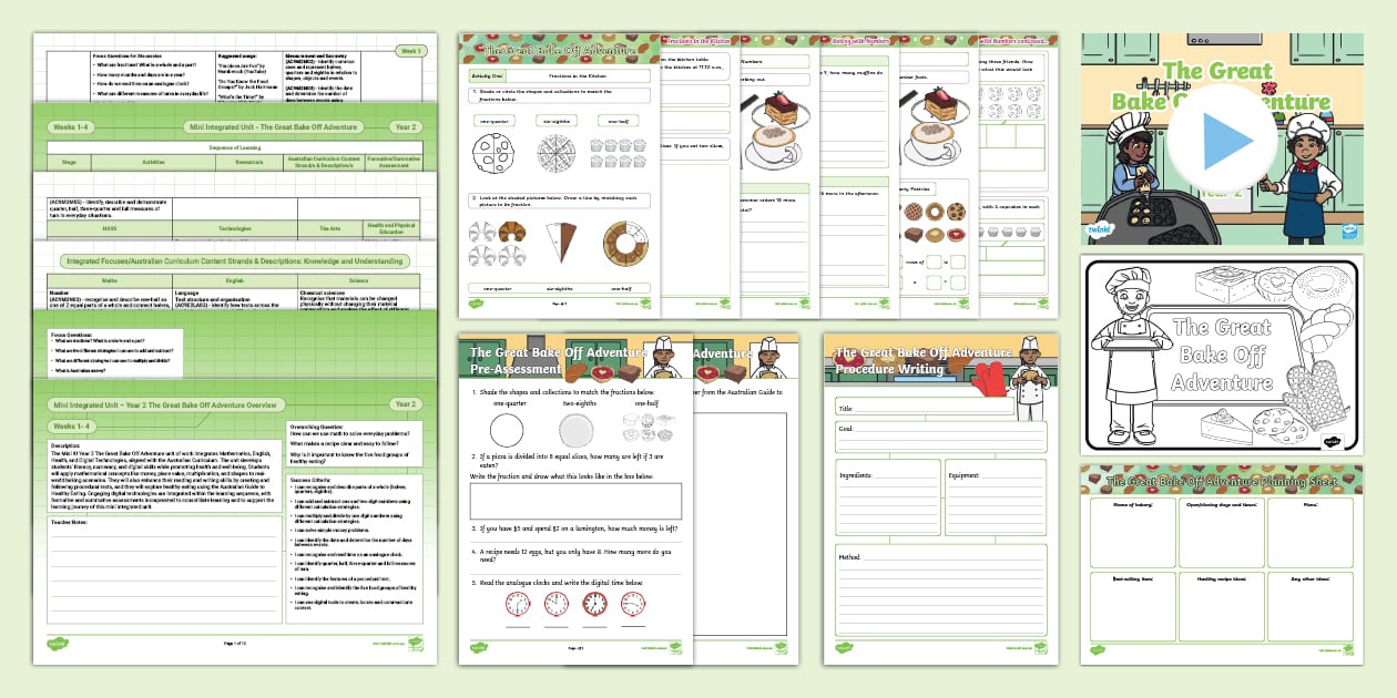 Mini IU Year 2 The Great Bake Off Adventure Wk 3 – 4