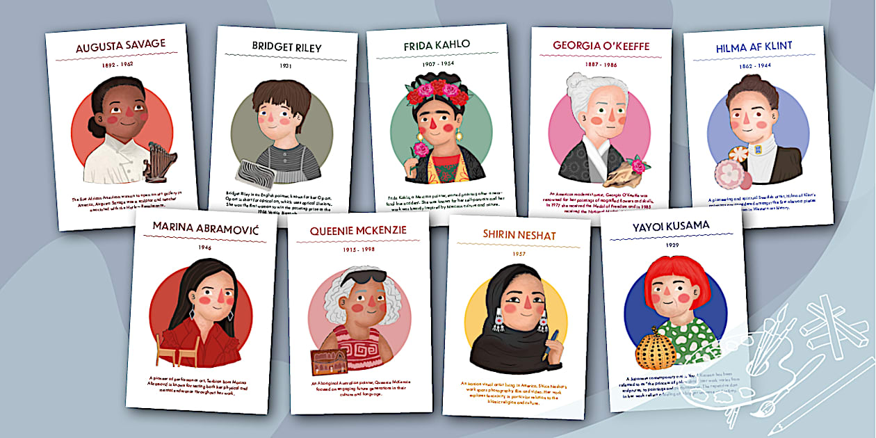 Celebrating Women in Art Posters Pack | Twinkl Art Gallery
