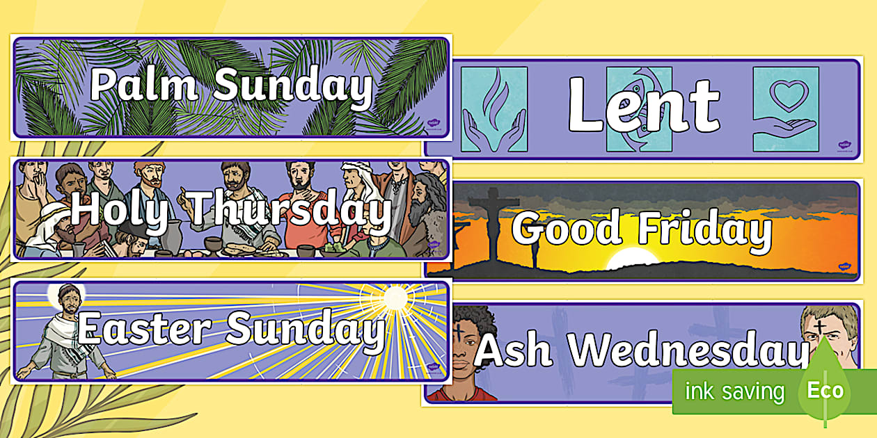 Lent Display KS2 Banners | Religious Education Resources