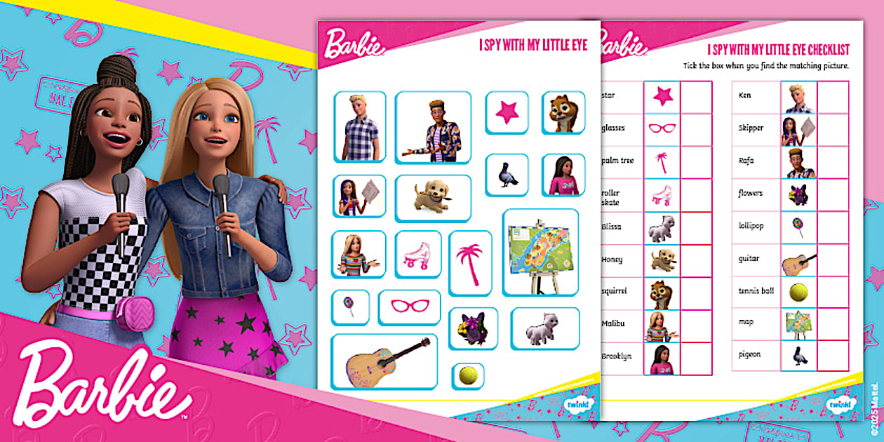 Barbie: I Spy With My Little Eye Activity