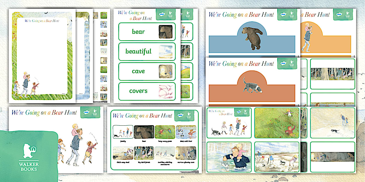 FREE! - We're Going on a Bear Hunt Story Sack Resource Pack