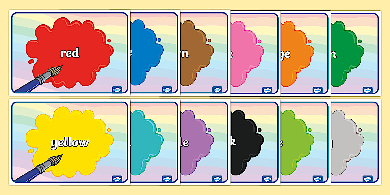 👉 Colour Display Posters | Colour Vocabulary | Twinkl
