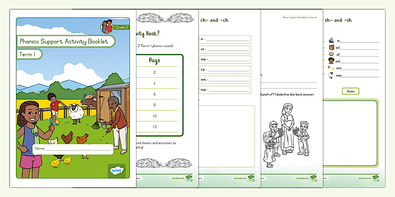 G3 Phonics - T1 - Phonics Support - Activity Booklet (CAPS)