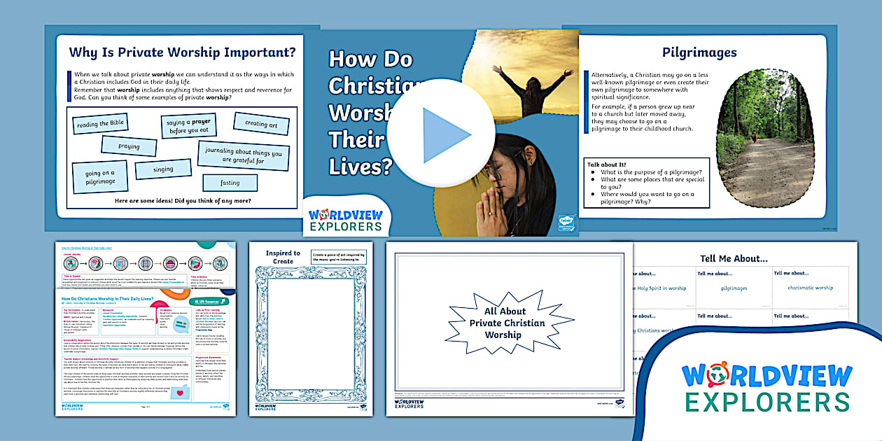 RE: Diversity in Christian Worship: UKS2 Lesson Pack 6