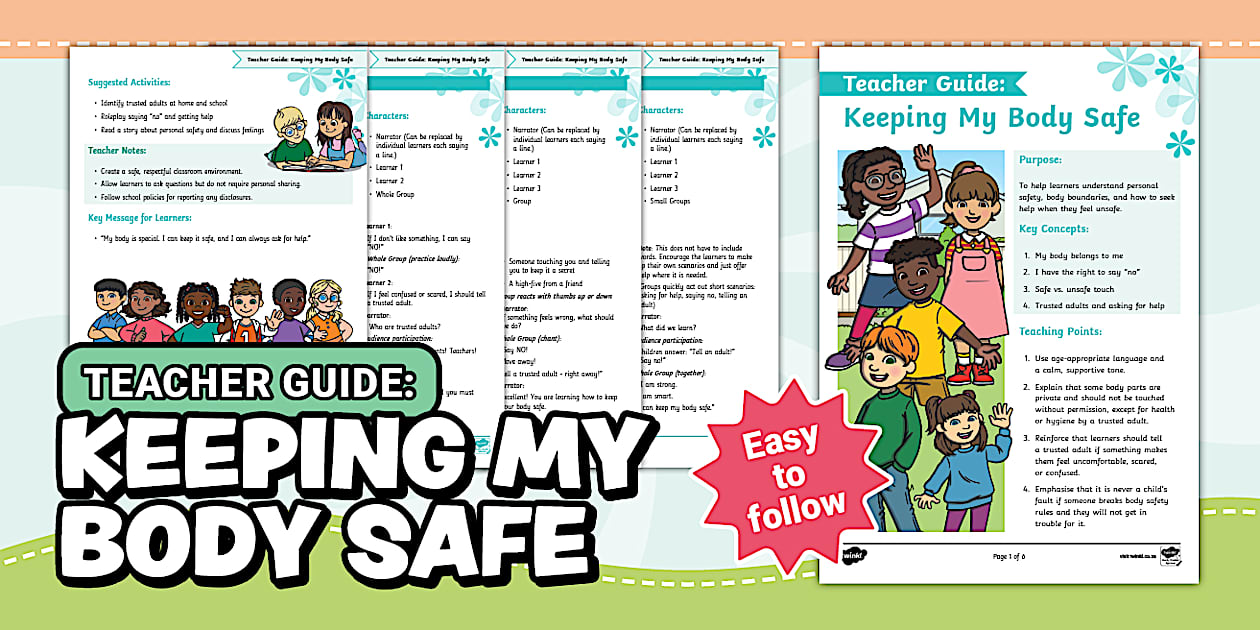 Teacher Grade 1 LS - My Family -Guide: Keeping My Body Safe