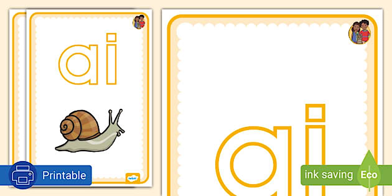 Grade 2 Phonics: ai Sound Posters