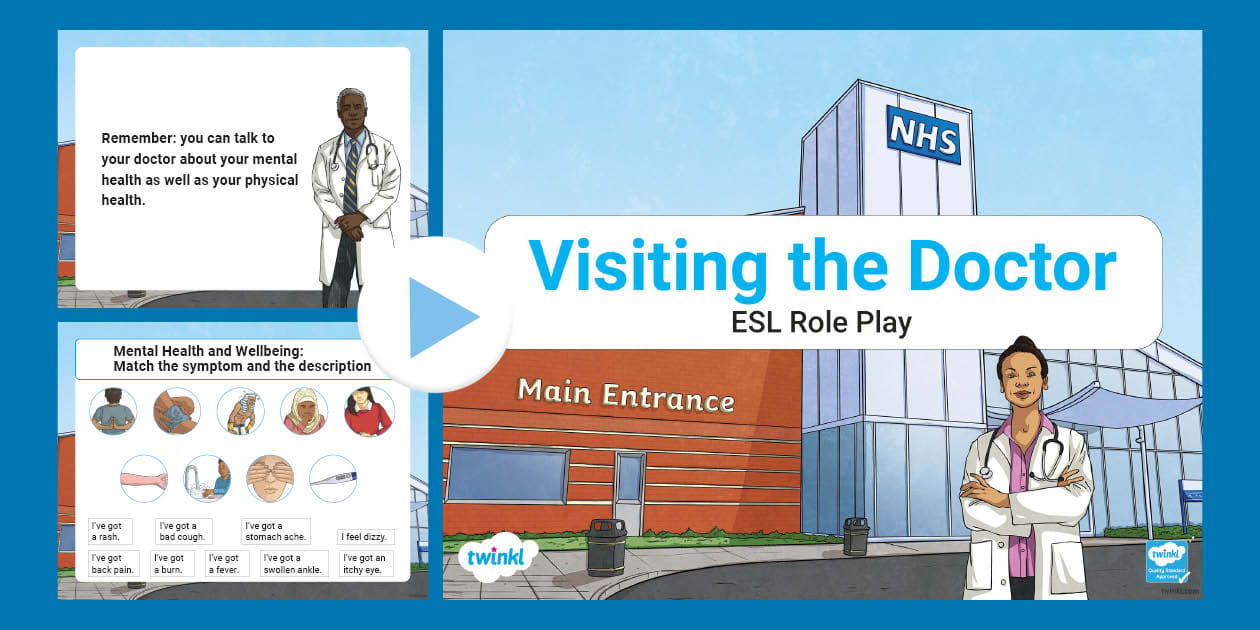 ESL Visit the Doctor Role Play (teacher made) - Twinkl