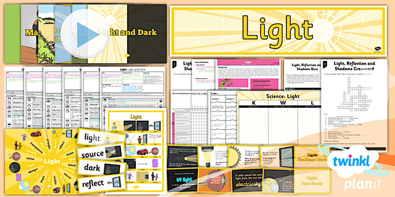 Science: Light Year 3 Unit Pack (teacher made) - Twinkl