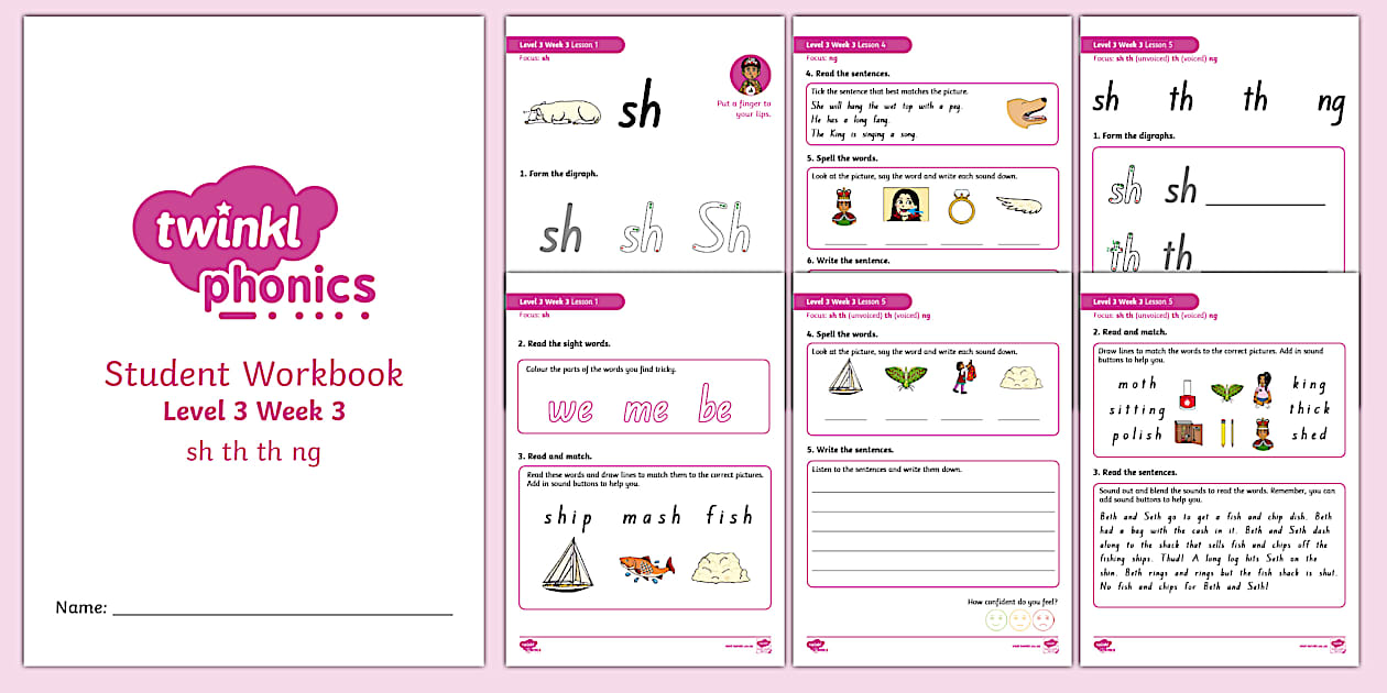 Twinkl Phonics: Level 3: Week 3: Workbook