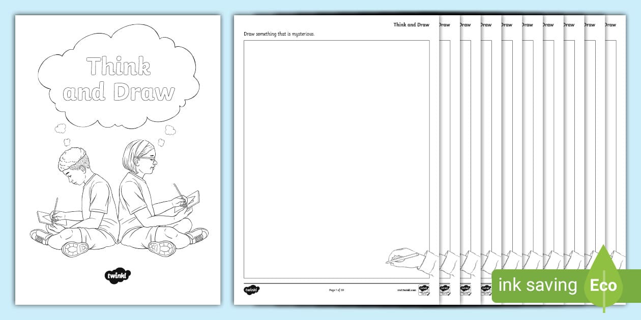 Think and Draw Activity Booklet (teacher made) - Twinkl
