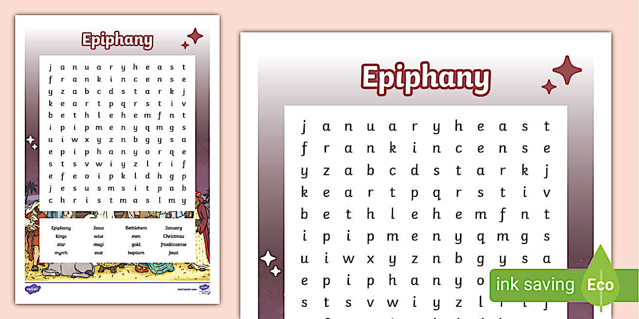 KS2 Epiphany Word Search | Three Kings Day | RE Resources